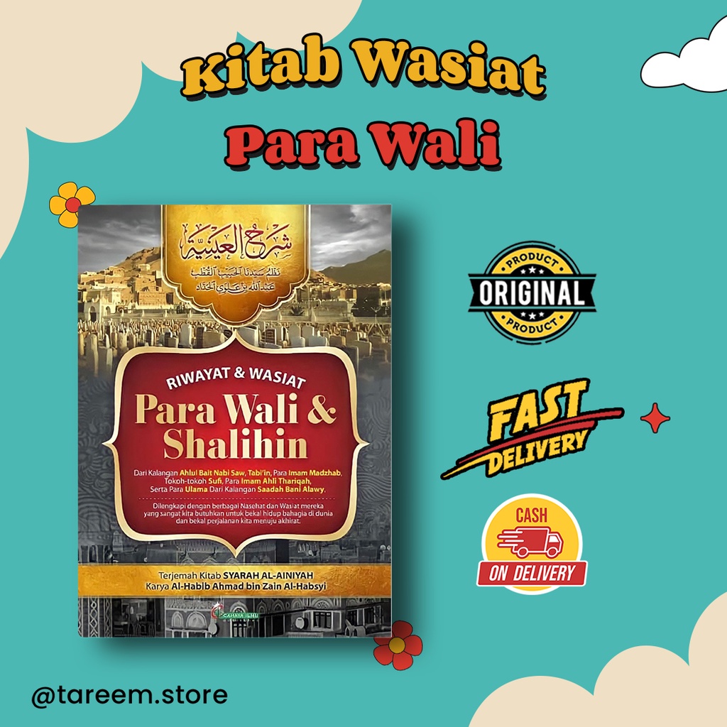 Jual ! BARU TERBIT ! Kitab Riwayat dan Wasiat Para Wali dan Shalihin ...