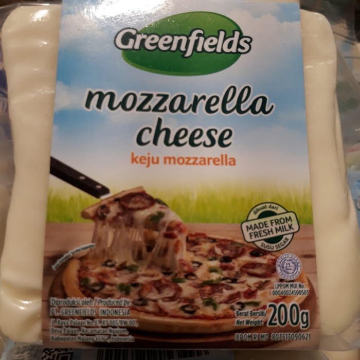 Jual Greenfields Mozzarella Cheese 200 g | Shopee Indonesia