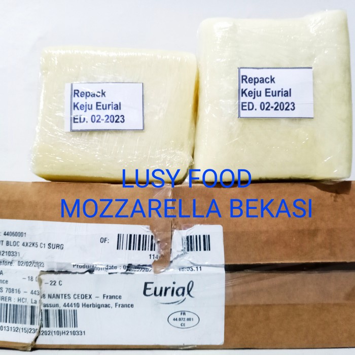 Jual Mozzarella eurial cheese 500gr Halal | Shopee Indonesia