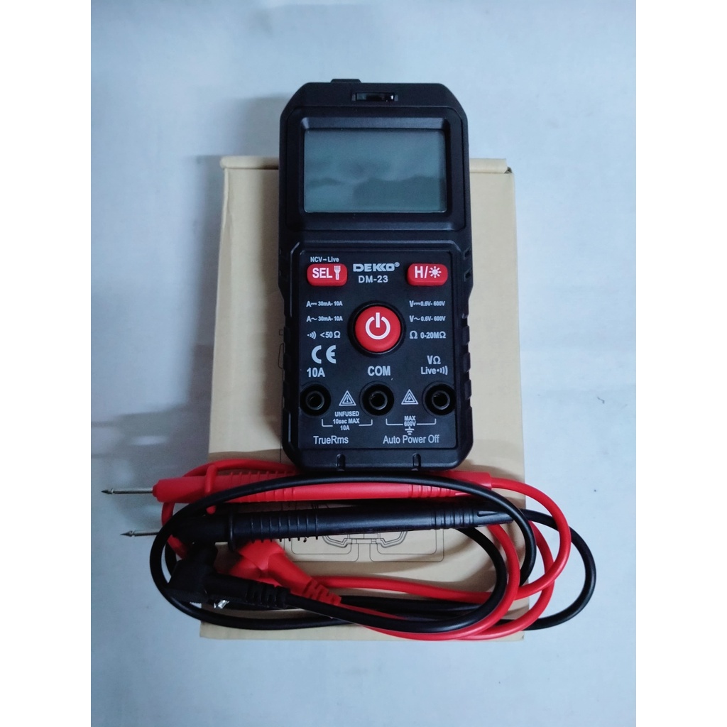 Jual Smart Multitester/Smart Digital Multimeter DEKKO DM-23 | Shopee ...