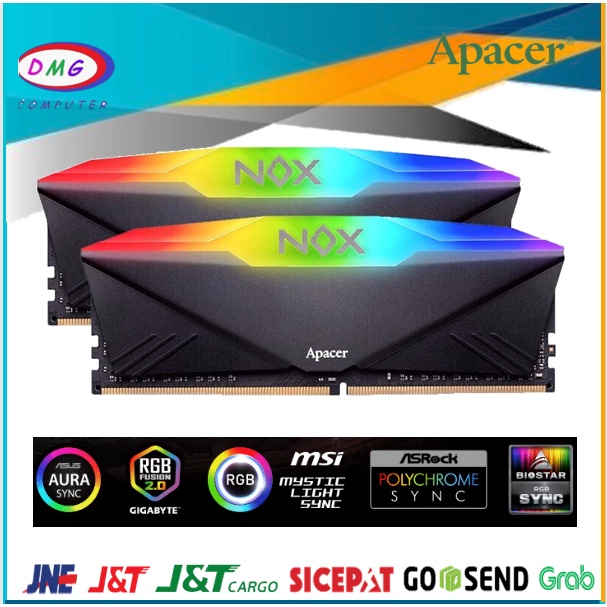 Jual Memory Ram Gaming Apacer Nox Rgb Ddr4 Dimm 16gb 2x8gb 3200 Mhz