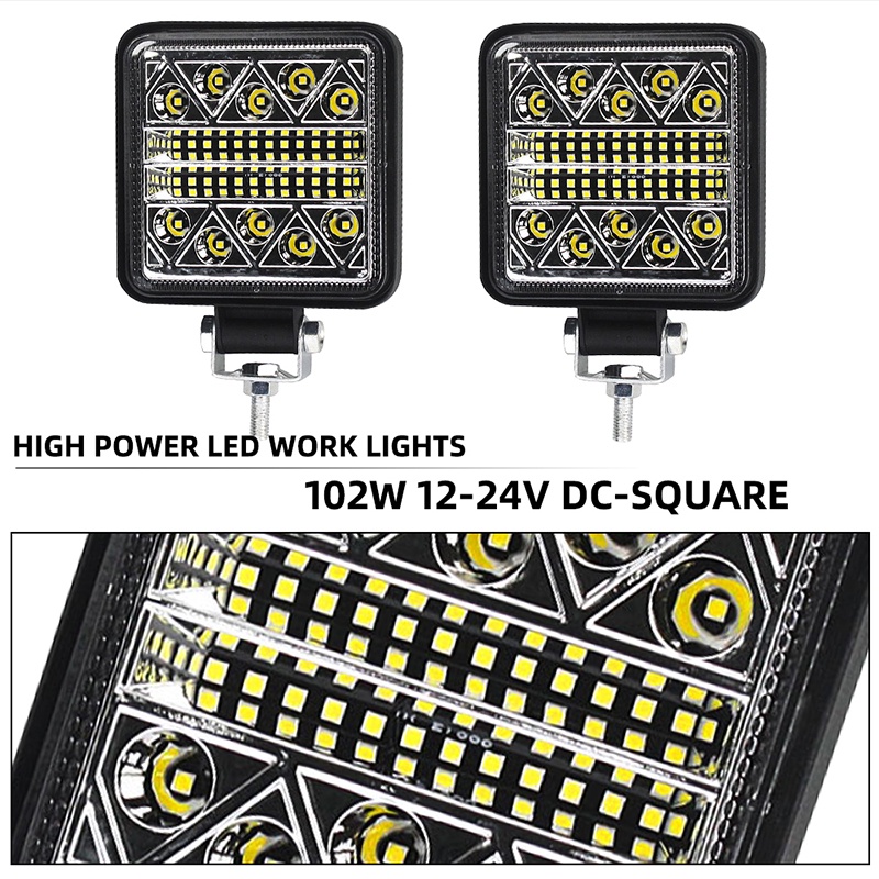 Jual Mobil Lampu Kerja LED Lampu Kabut Sorot strobo 12V 24V Peta Banjir ...