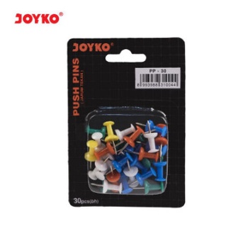 Jual Push Pin / Paku Pin Joyko PP - 30 / Harga 1 Pak | Shopee Indonesia