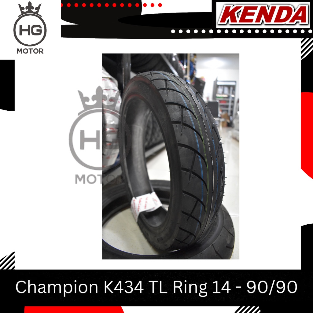 Jual BAN KENDA K434 - 90/90 RING 14 TUBELESS SOFT COMPOUND | Shopee Indonesia