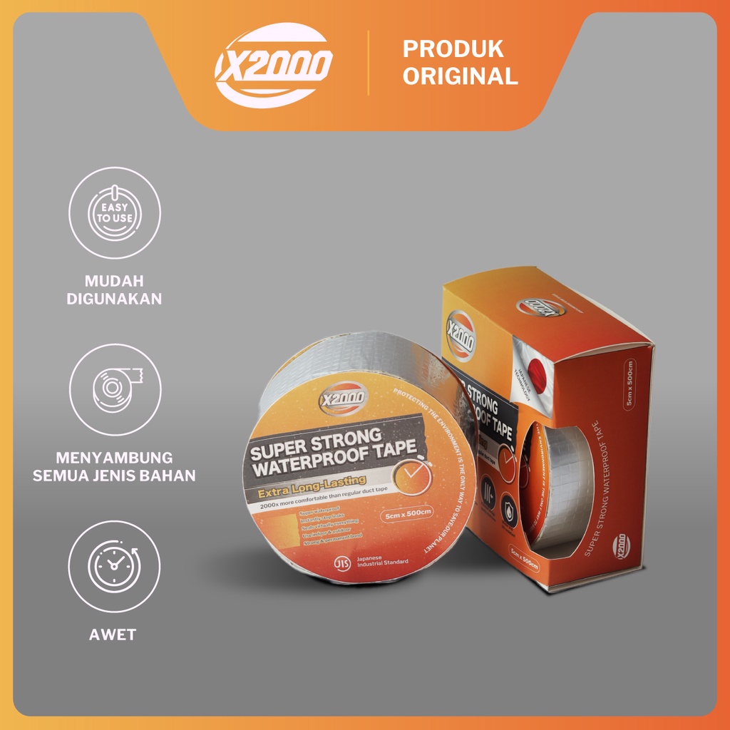 Jual [X2000 Official] Super tape x2000 lakban anti bocor jepang tahan ...