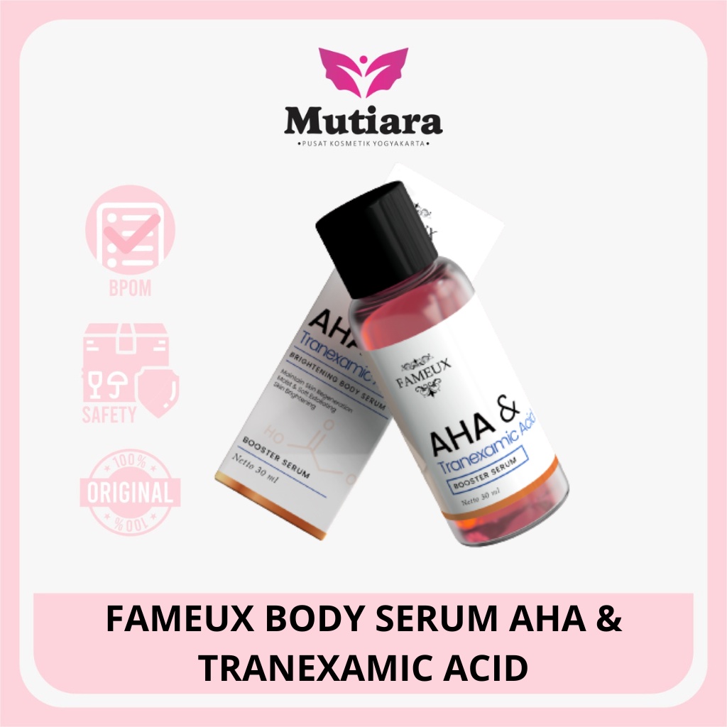 Jual FAMEUX BODY SERUM AHA & TRANEXAMIC ACID 30ML | Shopee Indonesia