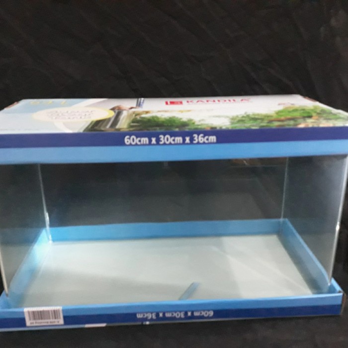 Jual AQUARIUM KANDILA BENDING 60X30X36 SUPER CLEAR GLASS TANK 64 LITER | Shopee Indonesia