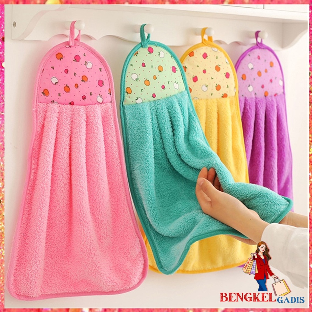 Jual Kain Lap Tangan Model Gantung Serbaguna Handuk Tangan Motif Buah ...