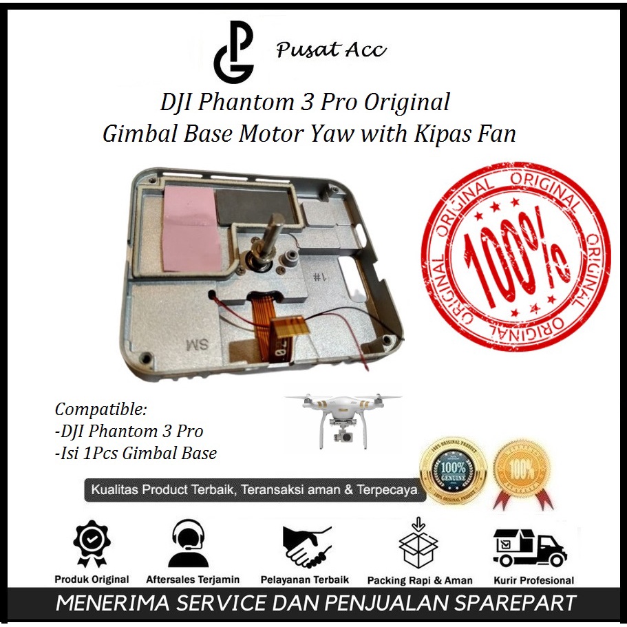 Jual DJI Phantom 3 Pro Gimbal Base Motor Yaw with Kipas Fan Original | Shopee Indonesia