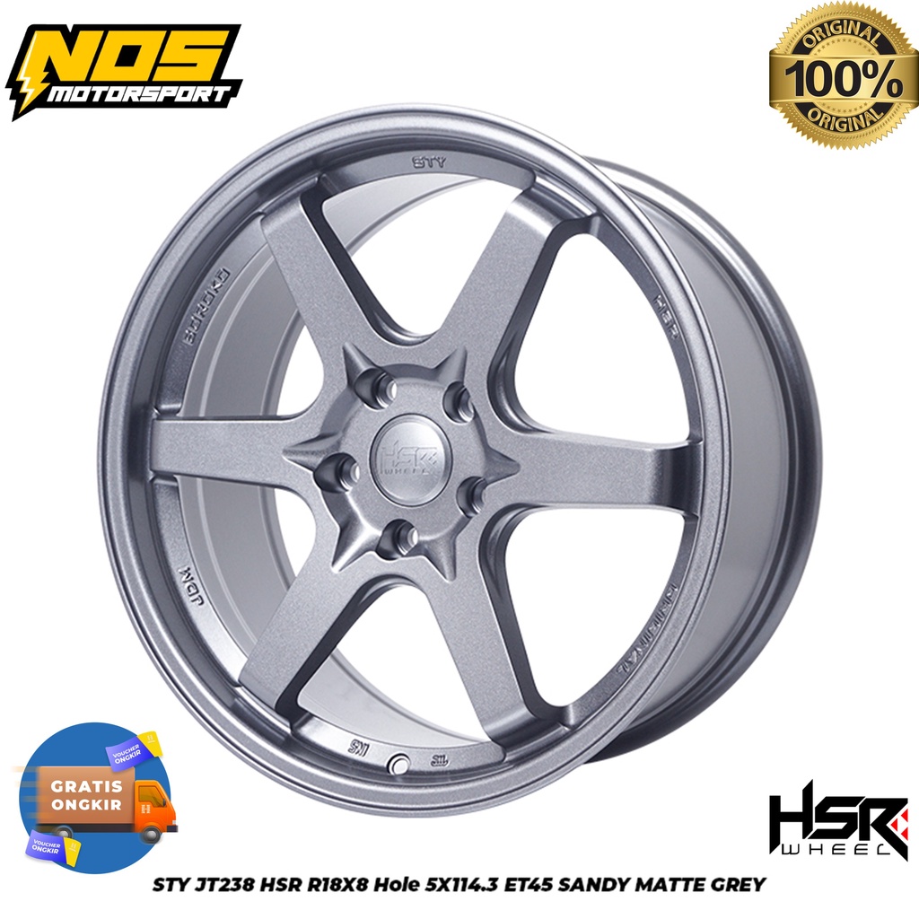 Jual VELG RACING HSR RING 18 UNTUK MOBIL INNOVA, RUSH, TERIOS, LUBANG BAUT 5 WARNA GREY | Shopee ...