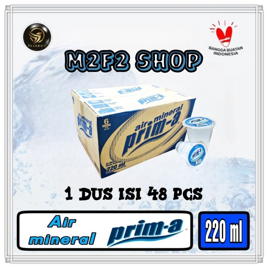 Jual Air Mineral Prima Gelas Plastik - 220 ml Kemasan Karton (Khusus ...