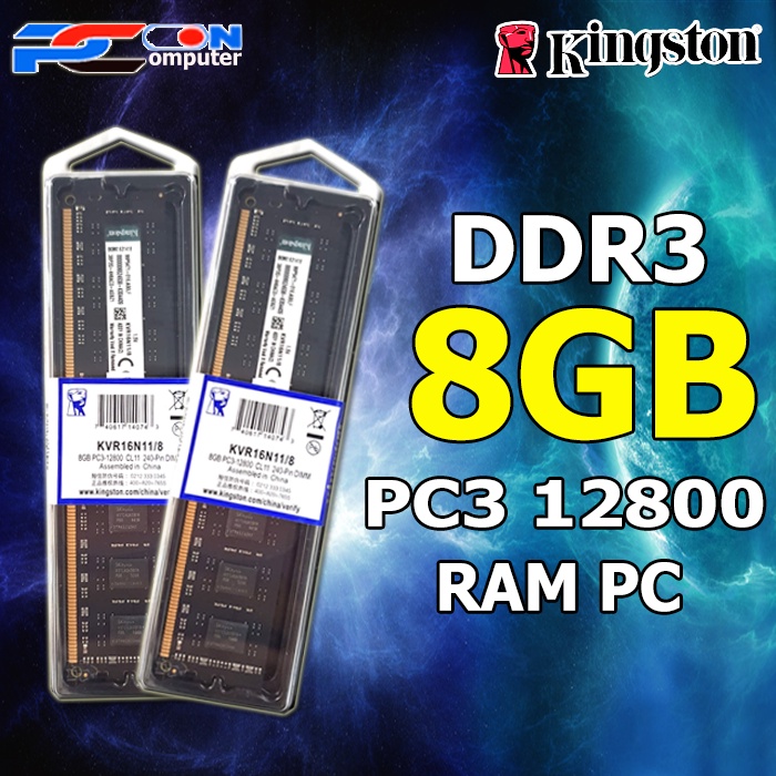 Jual RAM MEMORY PC Komputer DDR3 8GB PC 12800/1600MHZ/Ram PC | Shopee ...