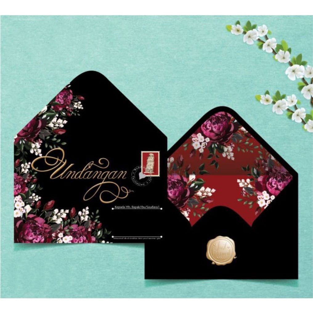 Jual [RC15] Undangan Hardcover Pernikahan Mewah Tempah Surat Nikah Hard ...
