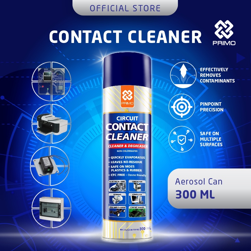 Jual Pembersih Kontak Listrik PRIMO CIRCUIT CONTACT CLEANER 300ml ...