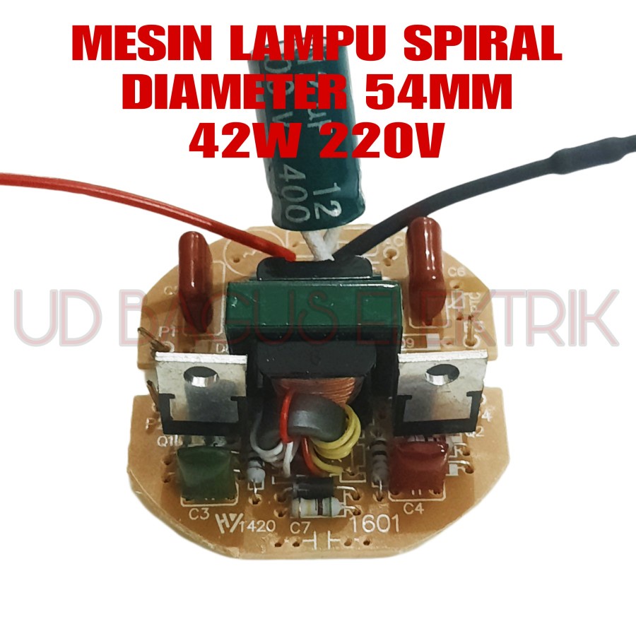 Jual MESIN PCB LAMPU SPIRAL 42W DIAMETER 54MM | Shopee Indonesia