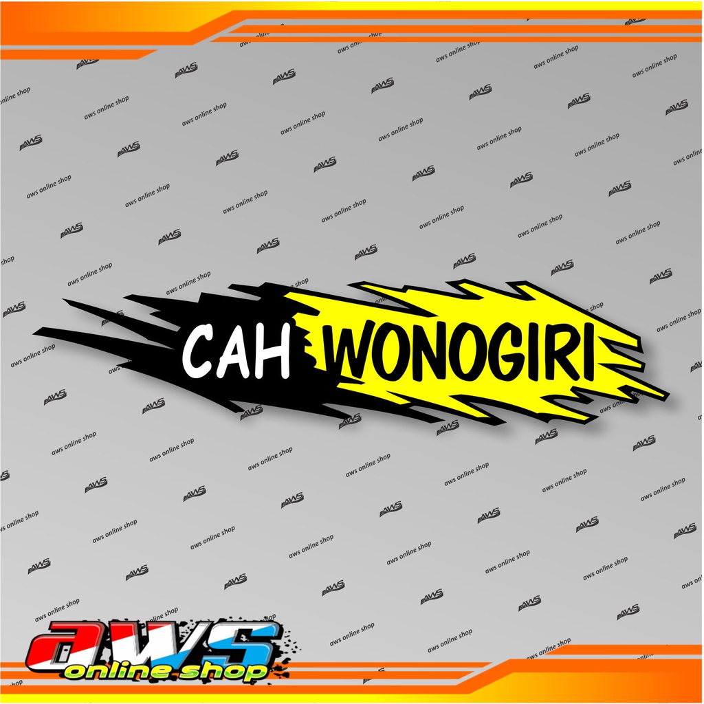 Jual Sticker Cah Wonogiri | Shopee Indonesia