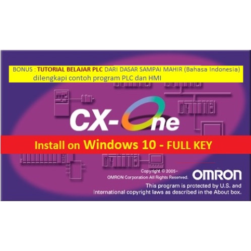 Jual PLC Software Omron| CX-ONE V4.4 | Shopee Indonesia