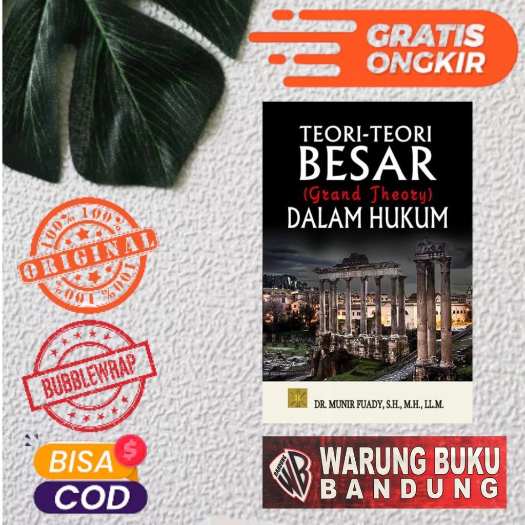 Jual Buku Teori-teori Besar (Grand Theory) Dalam Hukum - Munir Fuady ...