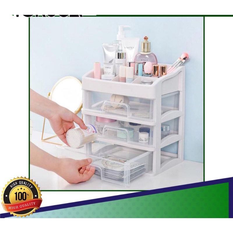 Jual rak kosmetik susun/laci susun/rak makeup mini/box obat medicine ...