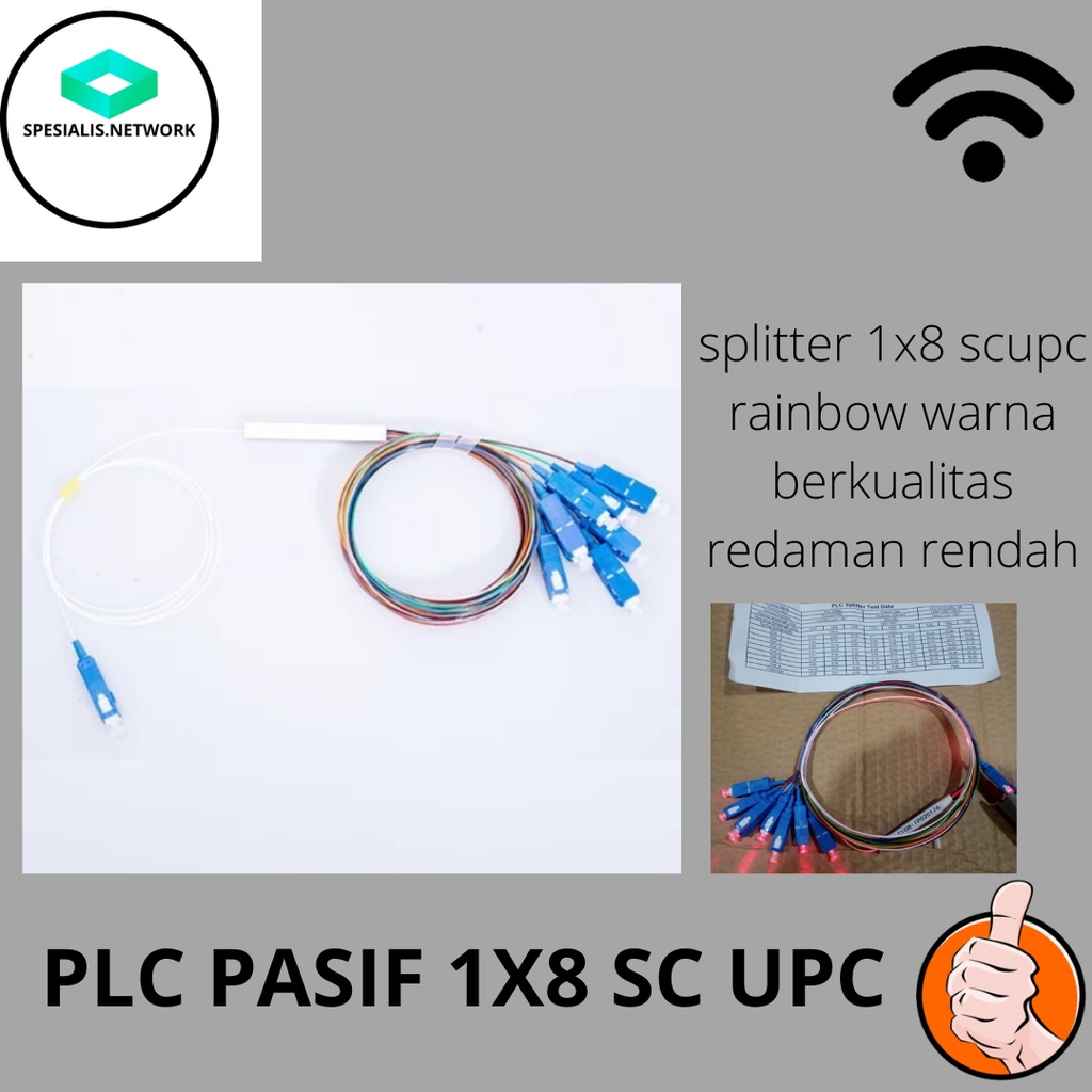 Jual SPLITER 1X8 PASIF WARNA FIBER OPTIC | Shopee Indonesia
