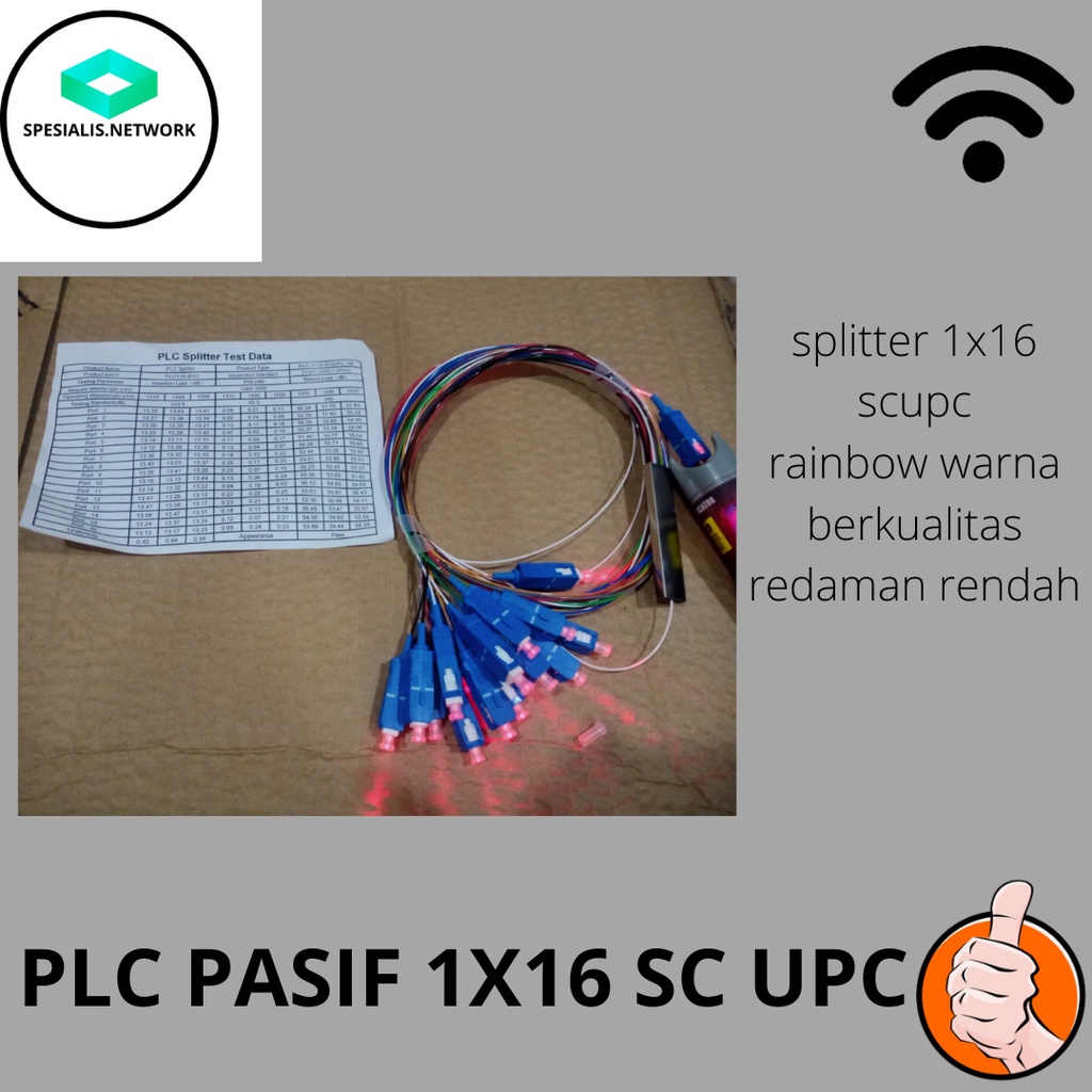 Jual SPLITER PASIF 1X16 WARNA FIBER OPTIC | Shopee Indonesia