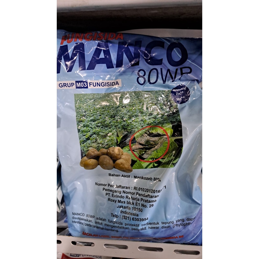Jual MANCO 1KG fungisida mancozeb biru | Shopee Indonesia