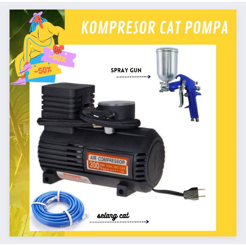 Jual Kompresor cat dan pompa kendaraan dll | Shopee Indonesia