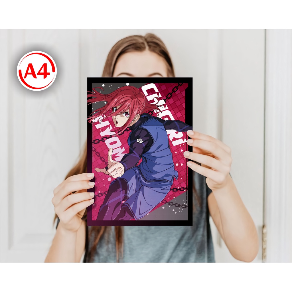 Jual Koleksi Poster A4 Anime Blue Lock A - Isagi Bachira Chigiri Barou ...