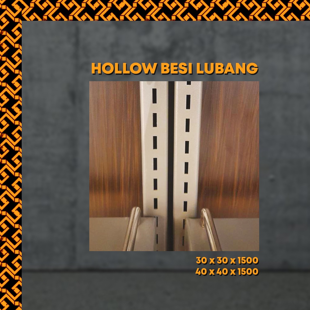 Jual Besi Hollow Lubang | Besi Holo Perforated | Shopee Indonesia