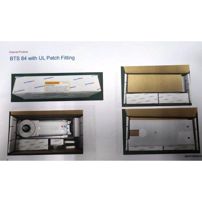 Jual Paket Floor Hinge Dorma Bts 84 Patch Fitting Package Set Engsel ...