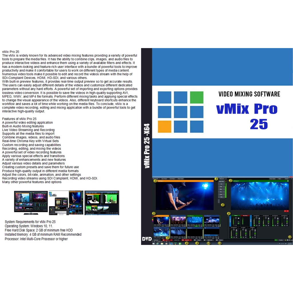 Jual vMix Pro 25 X64 full version | Shopee Indonesia