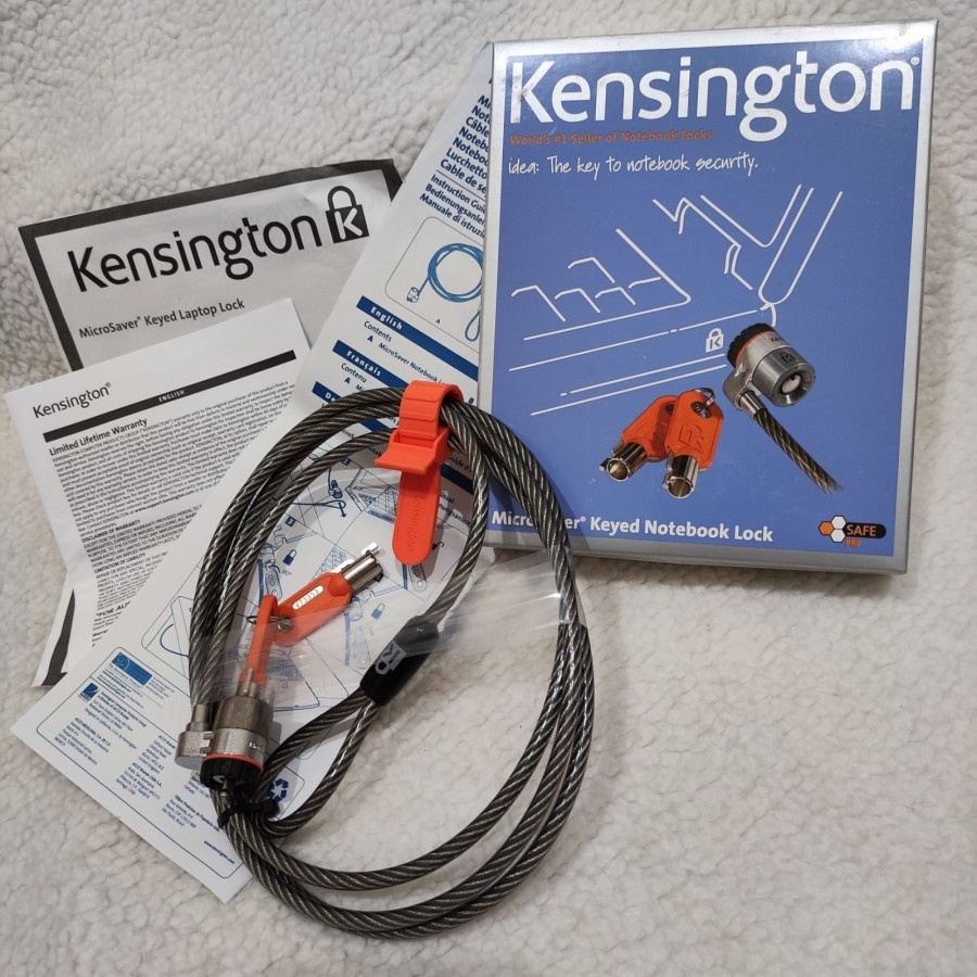 Jual Kensington MicroSaver Keyed Laptop Lock K64598US KUNCI LAPTOP ...