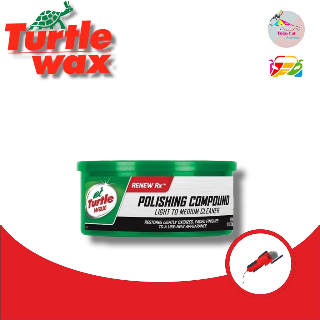 Jual TURTLE WAX POLISHING COMPOUND POLESH COMPON 298GR | Shopee Indonesia