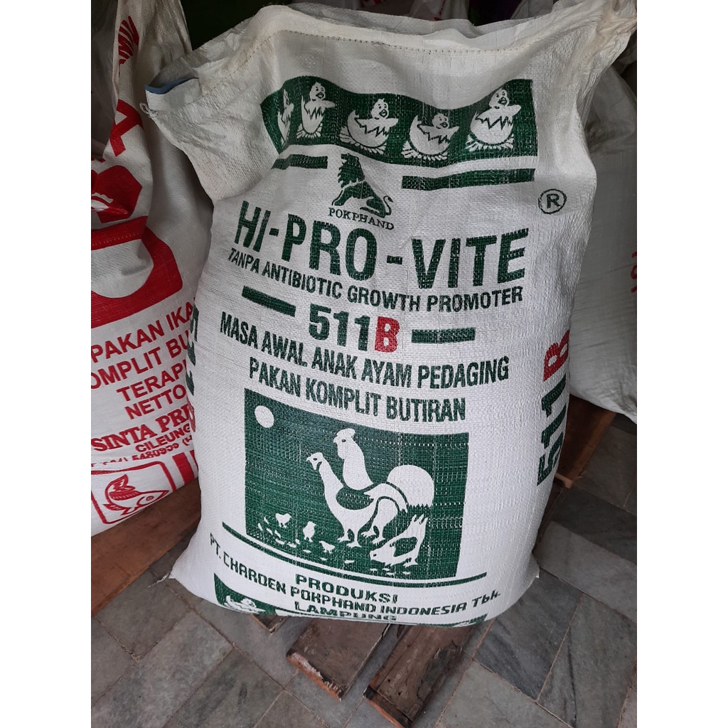 Jual Pakan Pur Ayam Ternak Hi-Pro-Vite 511-B Pur Pakan Pelet Pellet ...