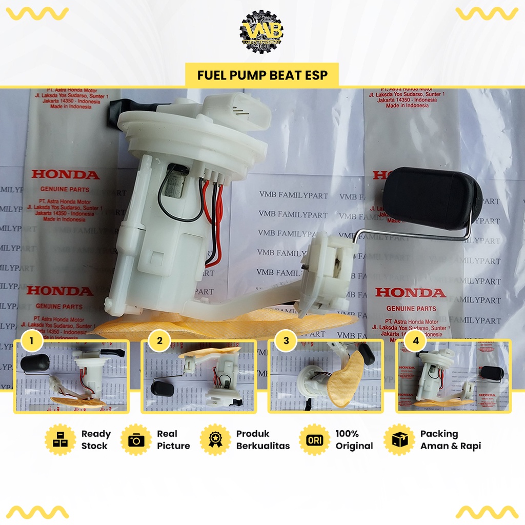 Jual Fuel Pump Motor Honda Beat Scoopy F1 Esp Tahun 2017 2018 2019 ...