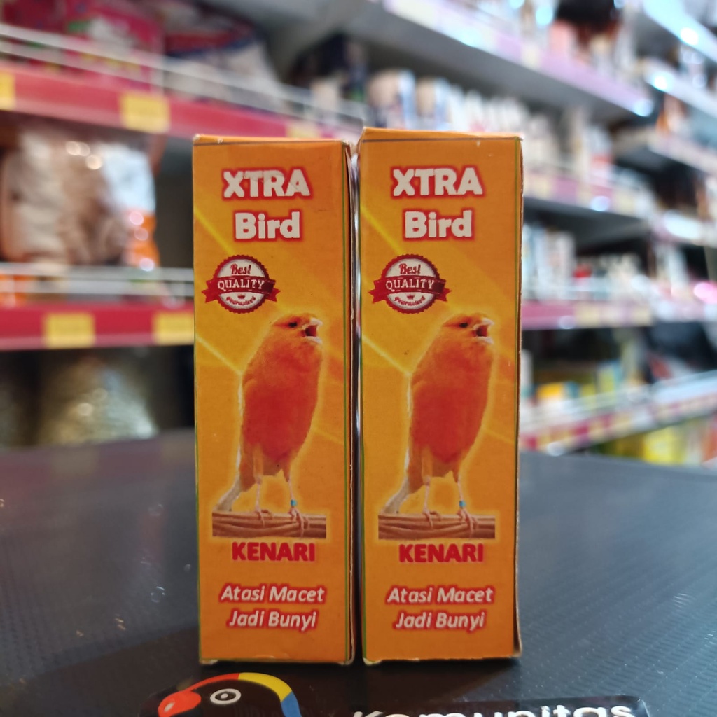 Jual XTRA BIRD KENARI VITAMIN PENGGACOR BURUNG KENARI LOMBA DAN MACET ...
