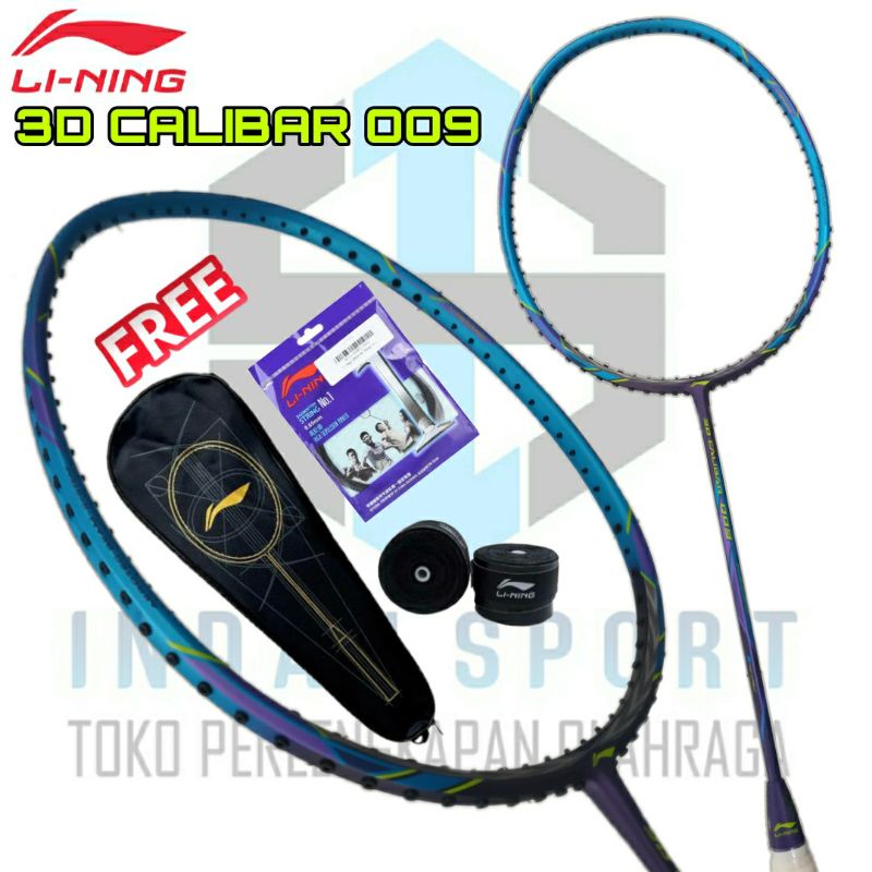 Jual Raket LINING 3D CALIBAR 009 - 100% ORIGINAL | Shopee Indonesia