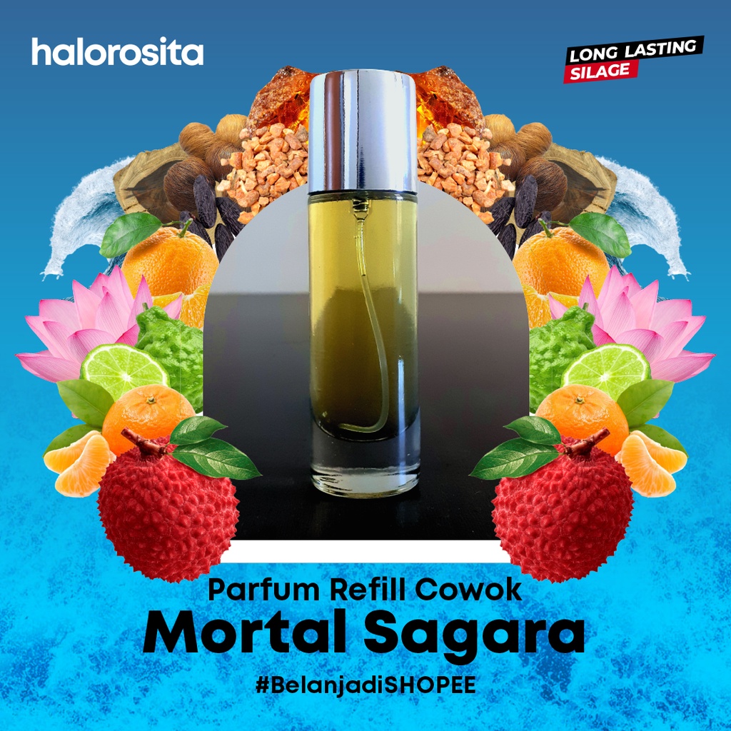 Jual Parfum Refill Cowok Tahan Lama dan Silage Mortal Sagara Sensasi ...