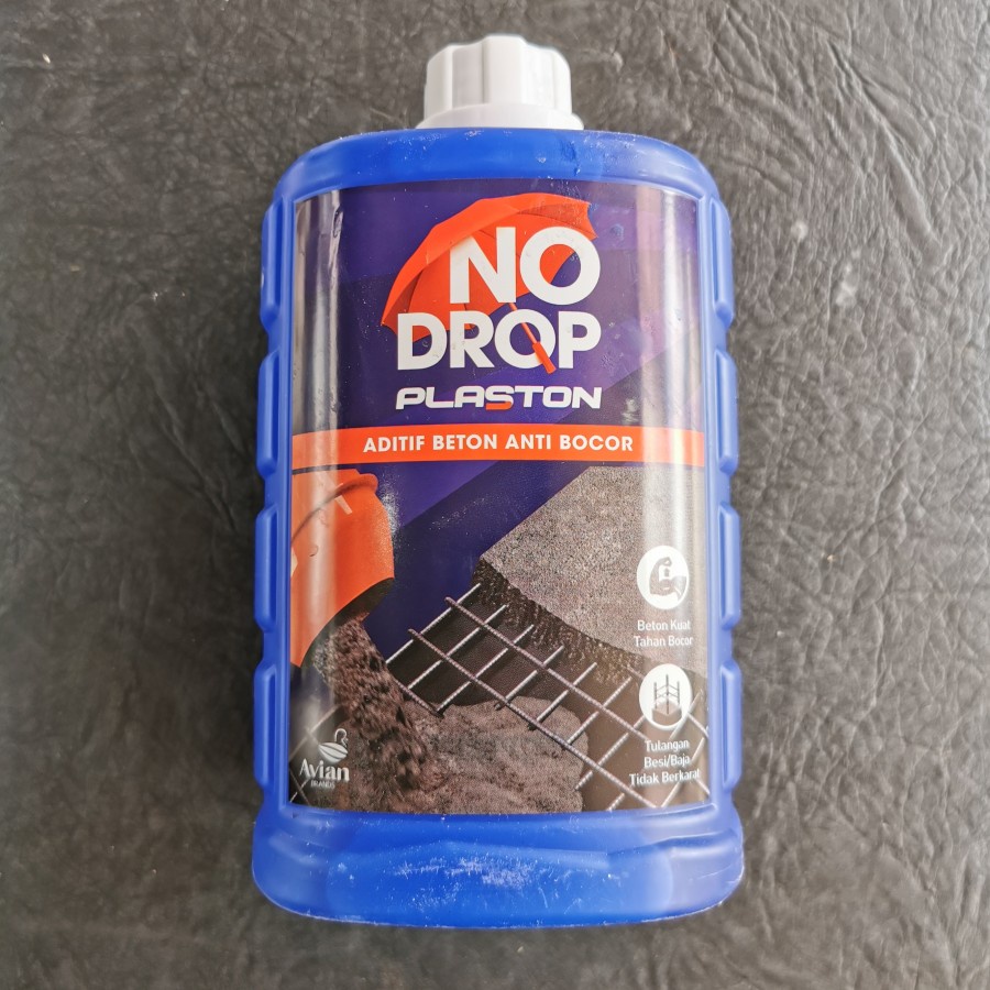 Jual NO DROP PLASTON 1 LITER CAIRAN ADITIF BETON CAMPURAN SEMEN ANTI ...