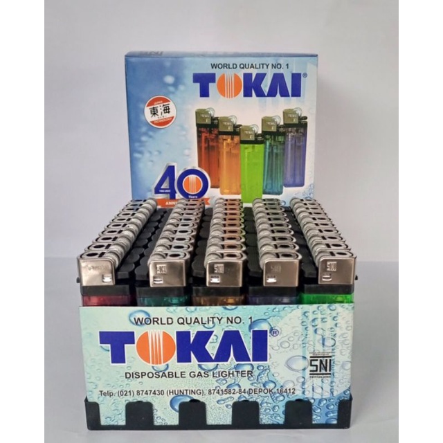 Jual Korek TOKAI ORIGINAL 50Pcs / Korek ApiGas TOKAI model kotak besar ...