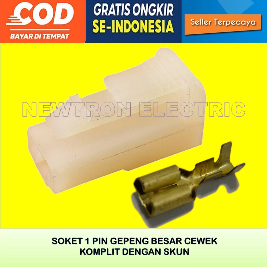 Jual SOKET SOCKET KONEKTOR CONNECTOR KABEL 1 PIN BESAR BUAT MOTOR MOBIL ...