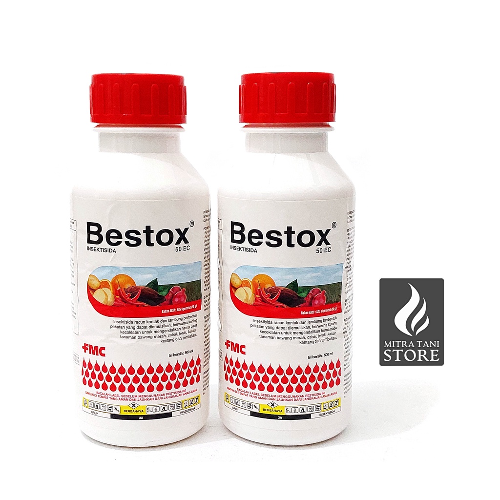 Jual Bestox 50 EC Insektisida Kontak dan Lambung FMC 500ml | Shopee ...