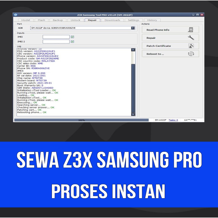 Jual SEWA Z3X SAMSUNG TOOL PRO | Shopee Indonesia
