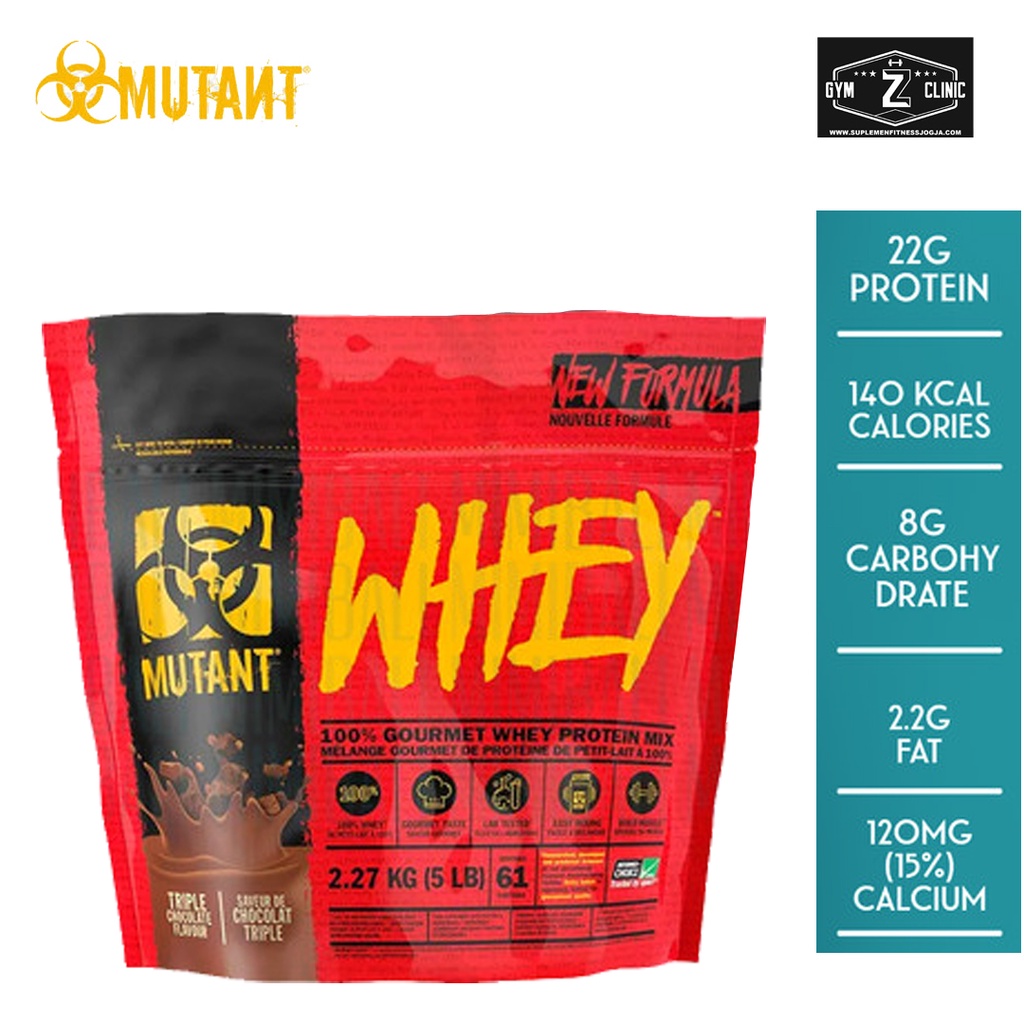 Jual Mutant Whey 5 lb hydrolized isolate concentrate 5 lbs Mutant Whey ...