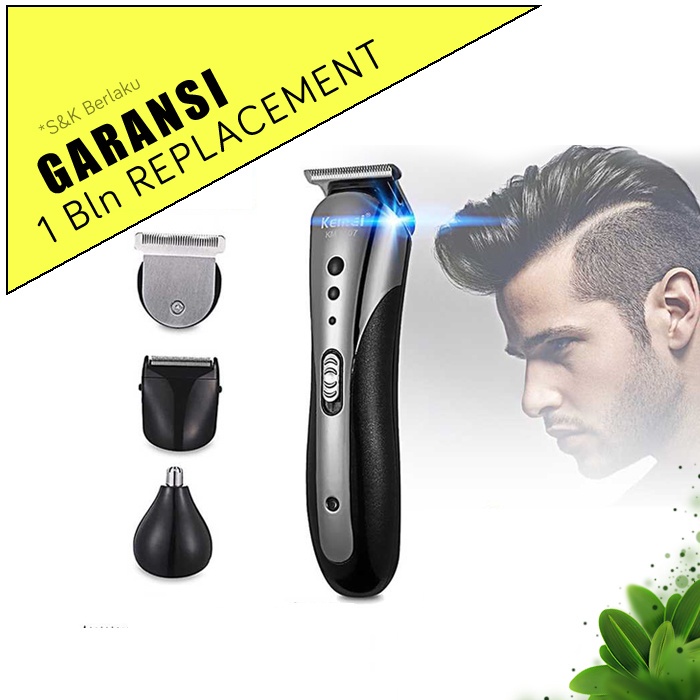 Jual [COD] Mesin Potong Rambut Pria Babershop Kemei Alat Cukur Elektrik Hair Clipper Trimmer ...