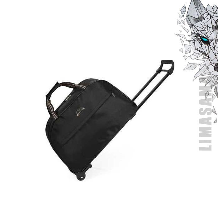Jual Koper Dorong Travel Duffel Trolley Simple Traveling Size L Troli ...