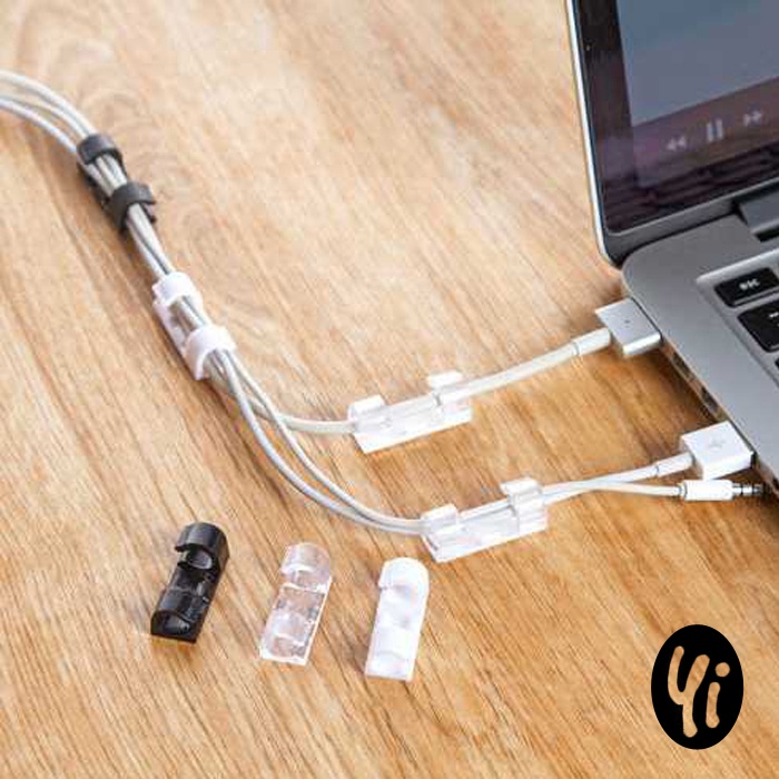 Jual [COD] Klip Kabel Organizer Cable Clip 20PCS Penjepit Rapi Tie ...