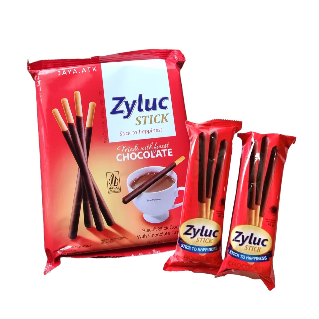 Jual BISKUIT ZYLUC STICK COKELAT POKI STIK BISKITOP CHOCOLATE 220 GRAM ...