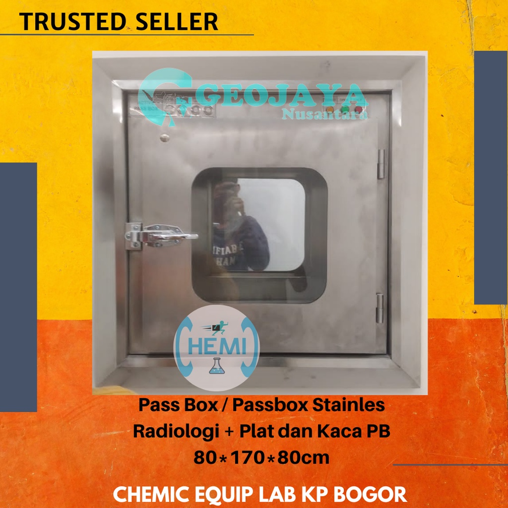 Jual Pass Box / Passbox Stainles Radiologi + Plat dan Kaca PB 80*170 ...