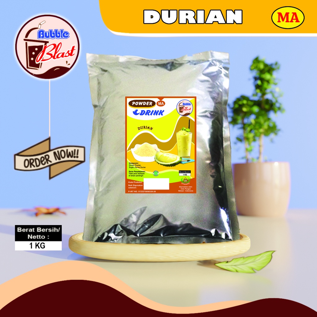 Jual Bubuk DURIAN 1 KG - Bubuk Minuman Rasa Buah Durian / Powder Drink ...